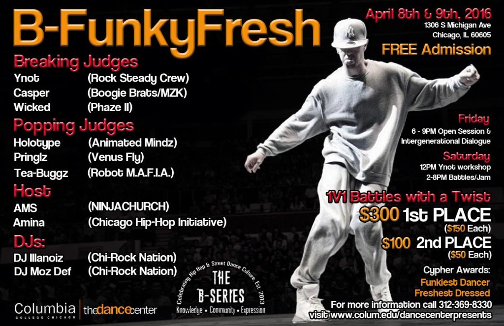B-FunkyFresh: A Breakin’ & Poppin’ Festival (April 8 & 9)